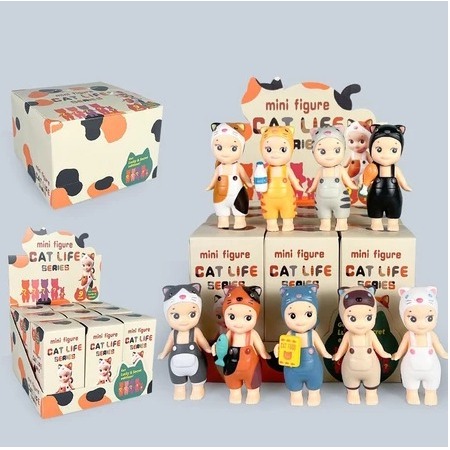 Jual set 9 pcs Sonny Angel Cat Life Mofusand Hippers Sonny Angel Dog ...