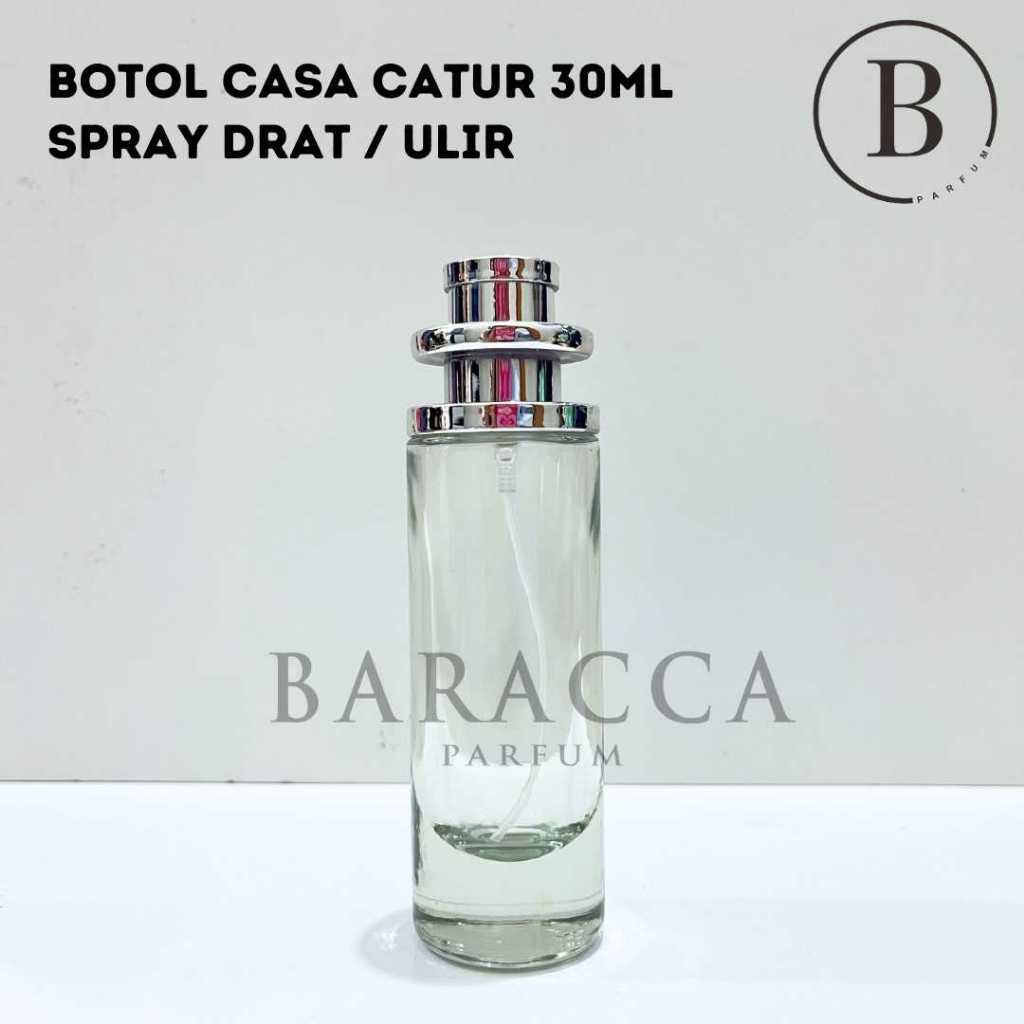 Jual Botol Parfum Casa 30ML Drat Tutup Catur Silver - Botol Parfum ...