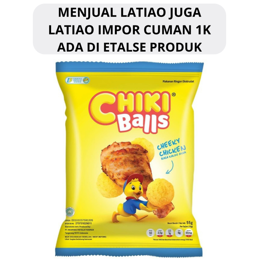 Jual Chiki Blalls Snack Jajan Anak Remaja Dewasa Cemilan Stick Tendon ...