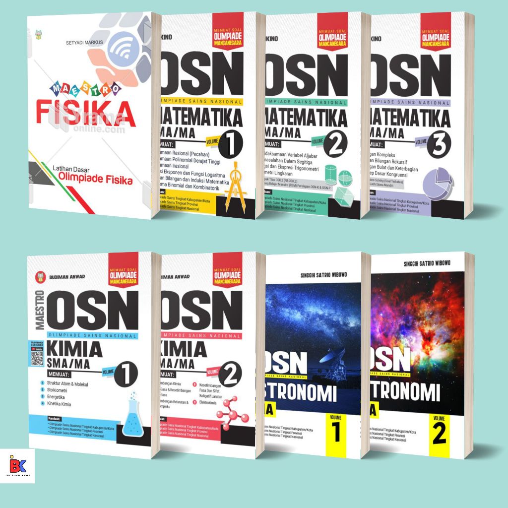 Jual Buku Maestro OSN Matematika/Fisika/Kimia/Astronomi | Shopee Indonesia