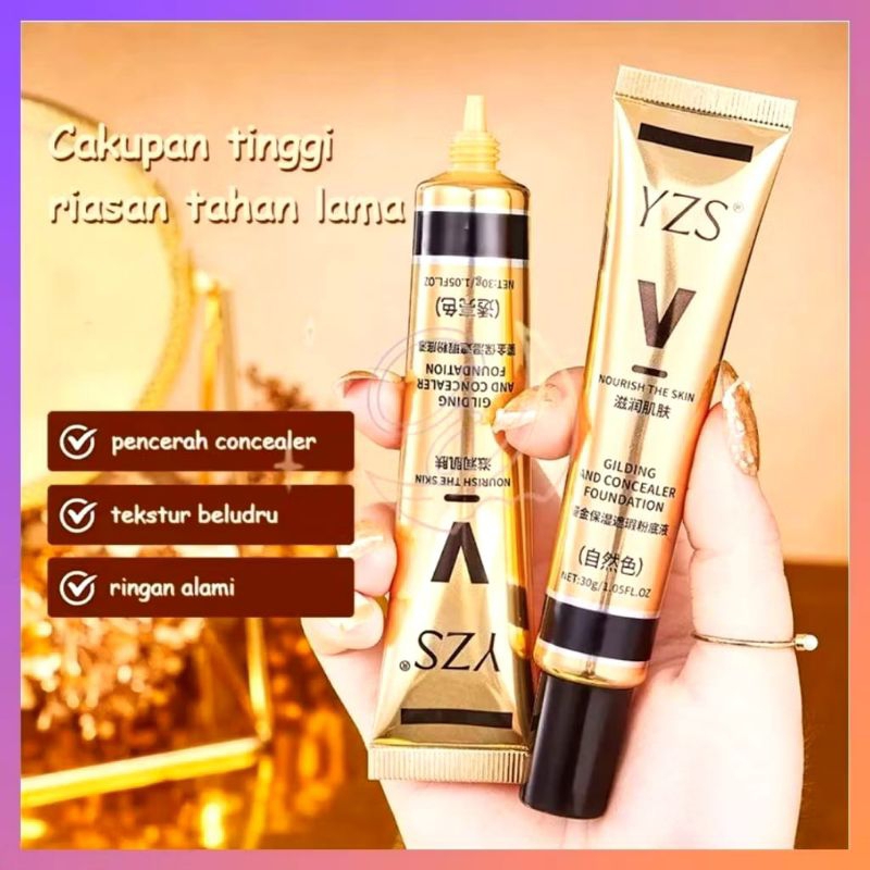 Jual YZS Foundation matte liquid waterproof | Shopee Indonesia