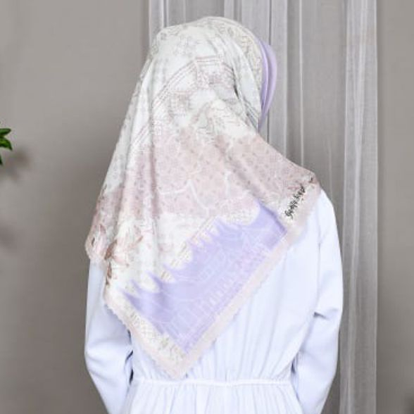 Jual Gamita Scarf X Natalie Sarah Hijab Kerudung Voal Segi Empat Motif ...