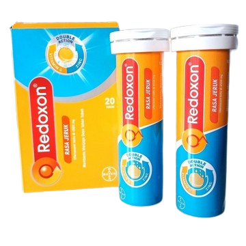 Jual Redoxon Triple Action Effervescent Twinpack Isi 20 Tablet ...