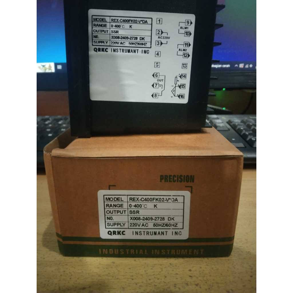Jual PID Rex C400 C-400 Output SSR Temperature Thermostat Thermocouple Controller QRKC Q RKC C ...