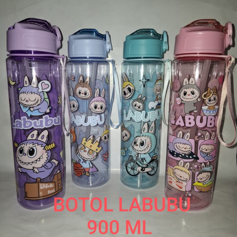 Jual BOTOL LABUBU 900ML/ BOTOL ANAK KARAKTER | Shopee Indonesia