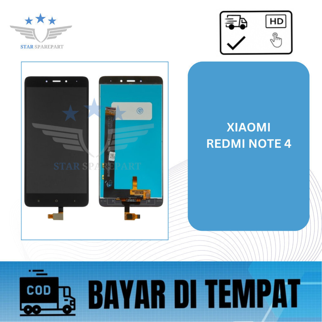 Jual LCD TOUCHSCREEN XIAOMI REDMI NOTE 4 ( MEDIATEK ) | Shopee Indonesia