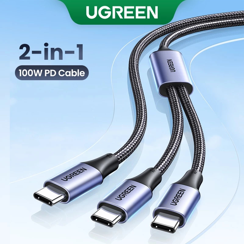 Jual UGREEN Kabel 2 in 1 USB Type C to Type C PD Fast Charging 5A /100w ...
