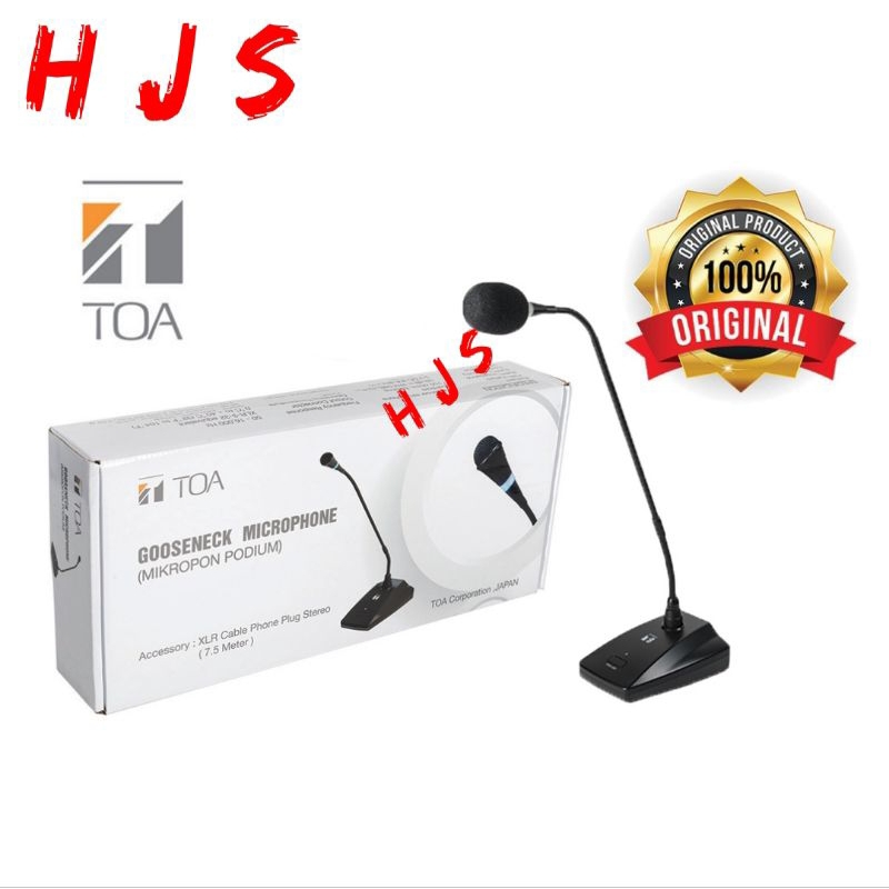 Jual Mic TOA ZM-380-AS Conference Meja Podium Gooseneck Microphone ...