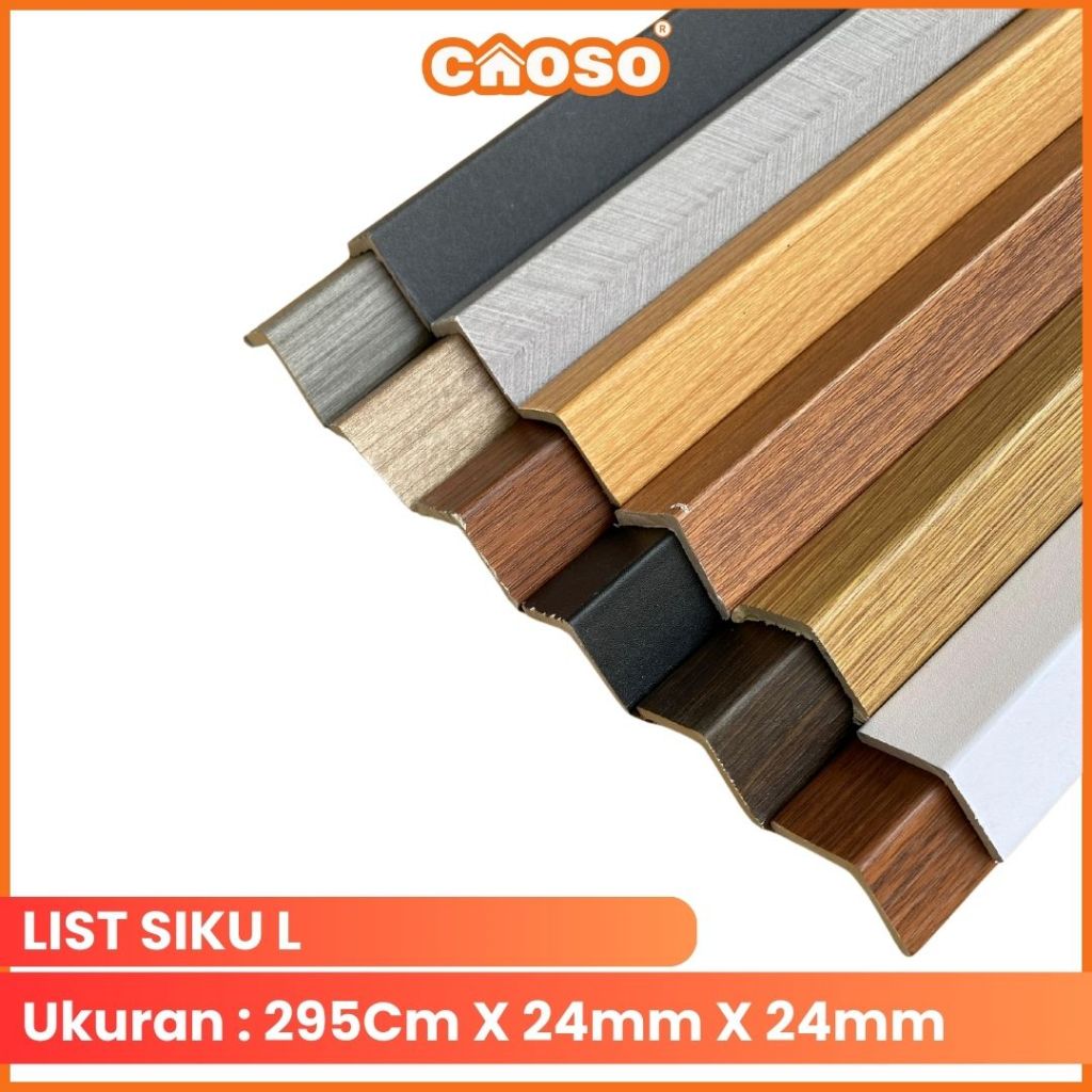 Jual Lis Siku Wall Panel Penutup WPC Woodpanel 295cm X 24mm X 24mm ...