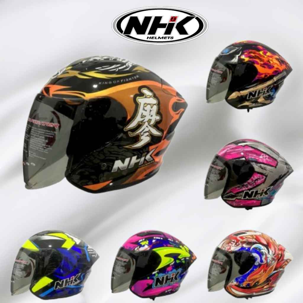 Jual NHK R1 ELITE MOTIF REPLIKA SPECIAL EDISI HELM OPEN FACE | Shopee ...