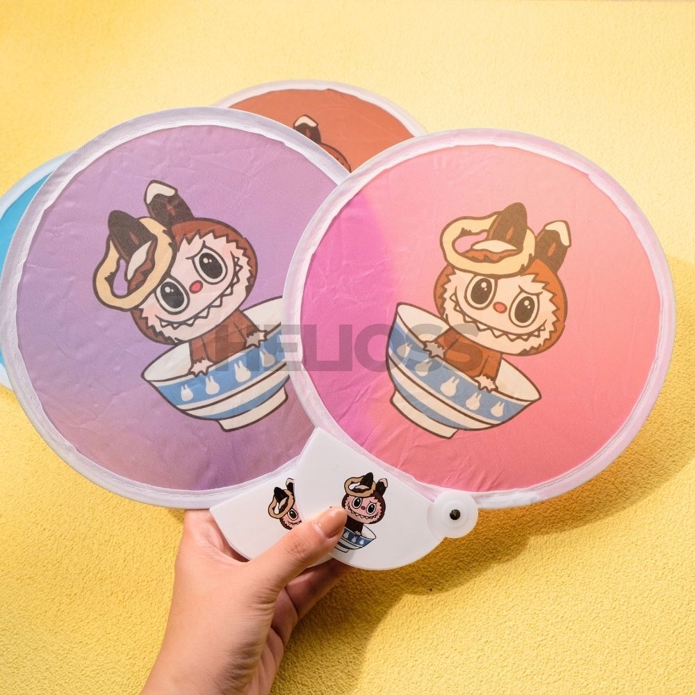 Jual KIPAS BULAT LIPAT AJAIB FOLDABLE LABUBU KIPAS TANGAN AJAIB KIPAS ...