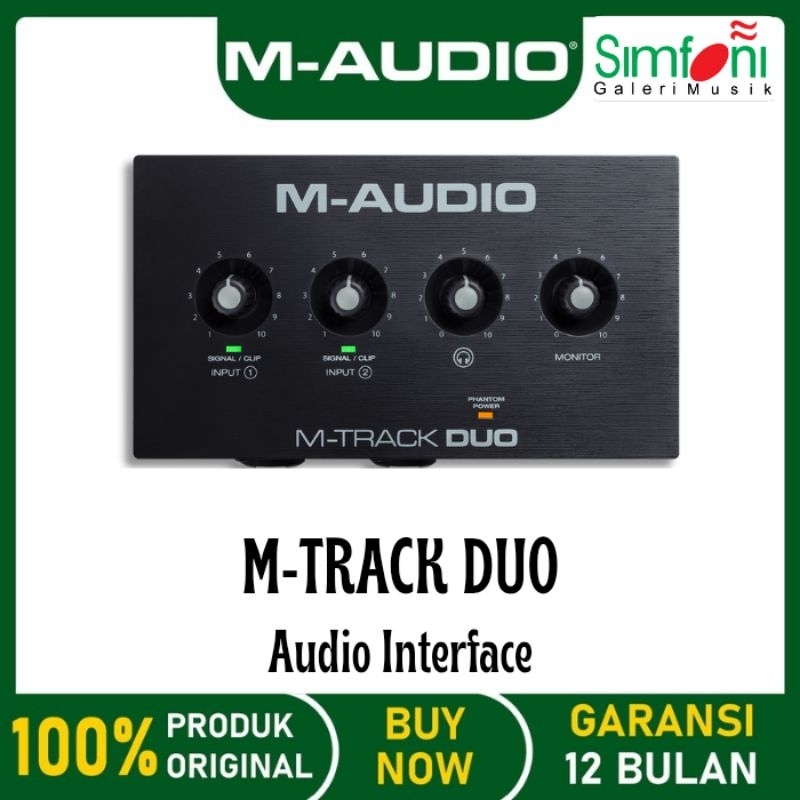 Jual M-AUDIO M-TRACK DUO MTRACK DUO Sound Card Audio Interface | Shopee Indonesia