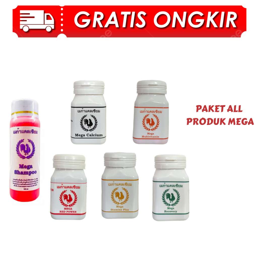 Jual PAKET ALL PRODUK MEGA - ( MEGA CALCIUM + MEGA MULTIVITAMIN + MEGA ...