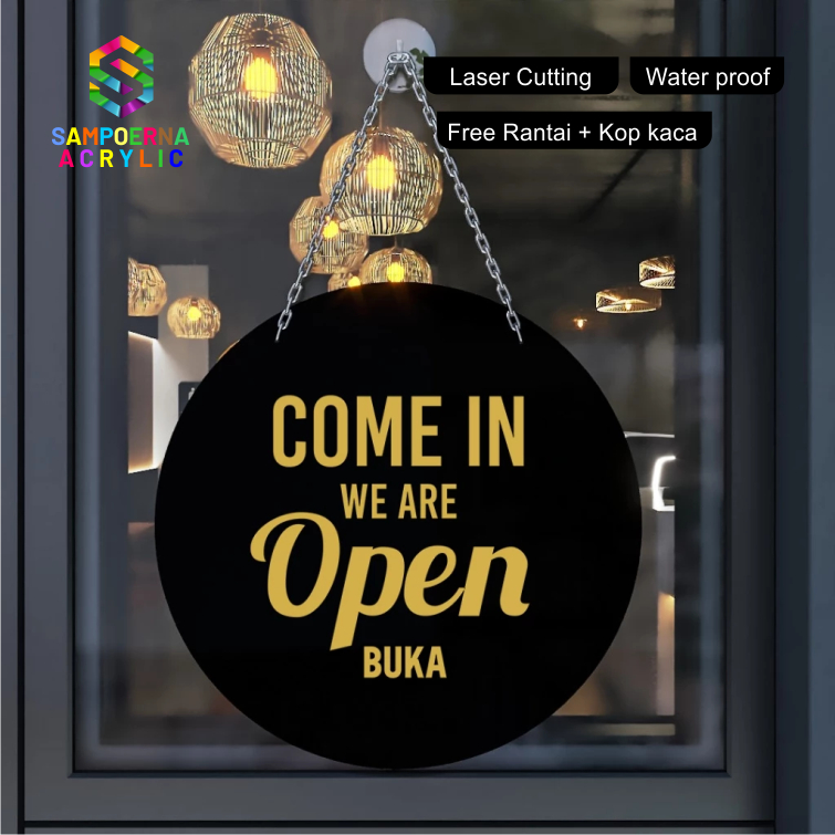 Jual SIGN ACRYLIC OPEN CLOSE/ SIGN ACRYLIC BUKA TUTUP / AKRILIK OPEN ...