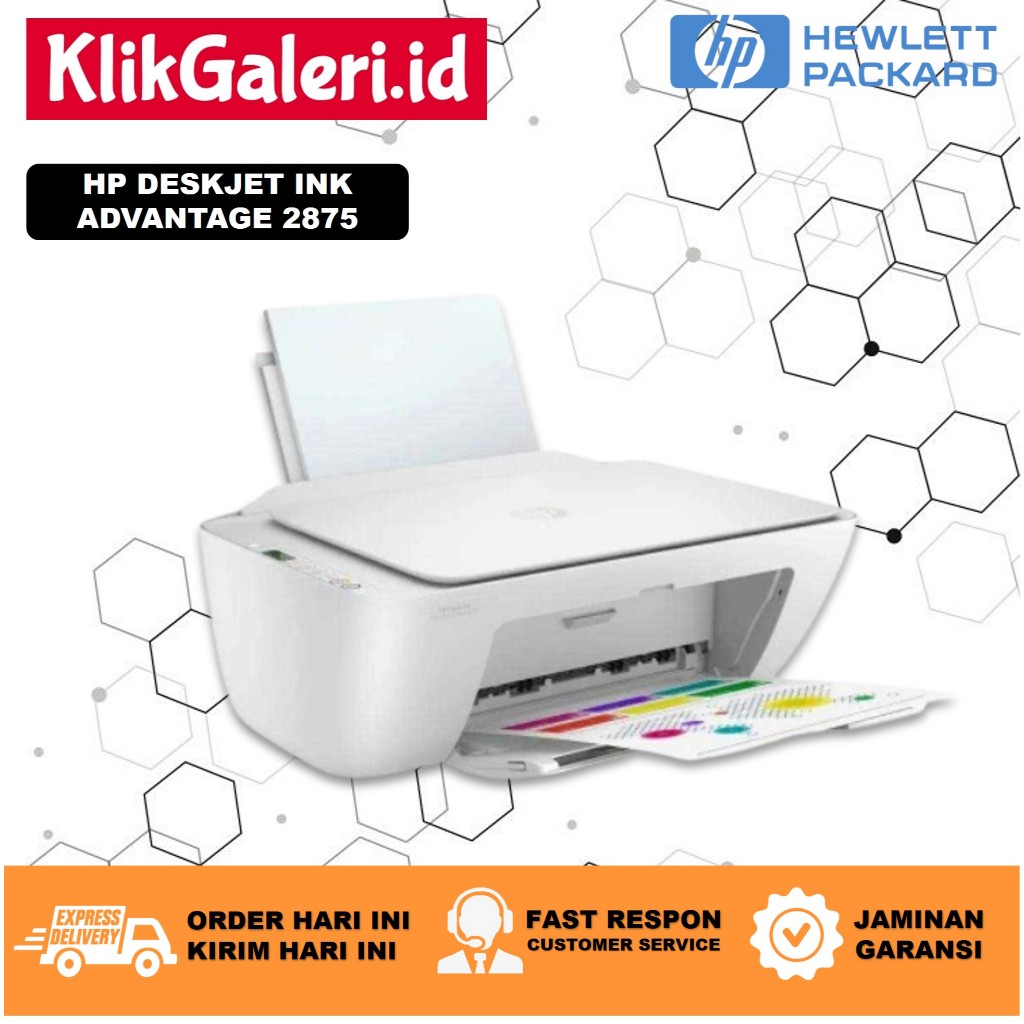 Jual PRINTER HP DESKJET INK ADVANTAGE 2875 ALL IN ONE PRINTER WIRELESS | Shopee Indonesia