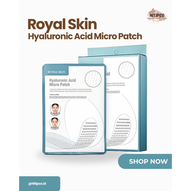 Jual Royal Skin Hyaluronic Acid Micro Patch Mask, masker wajah yang ...