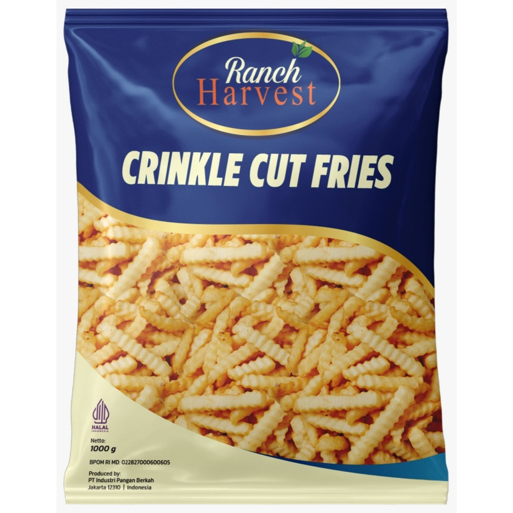 Jual Kentang Goreng Ranch Harvest Crinkle 1 kg | Shopee Indonesia