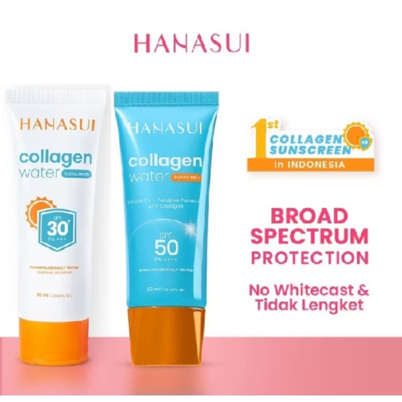 Jual hanasui sunscreen spf 30 pa++ & spf 50pa+++ | Shopee Indonesia