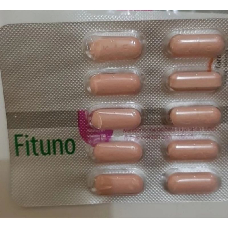 Jual fituno 1 strip isi 10 tablet multivitamin kesehatan tubuh | Shopee ...