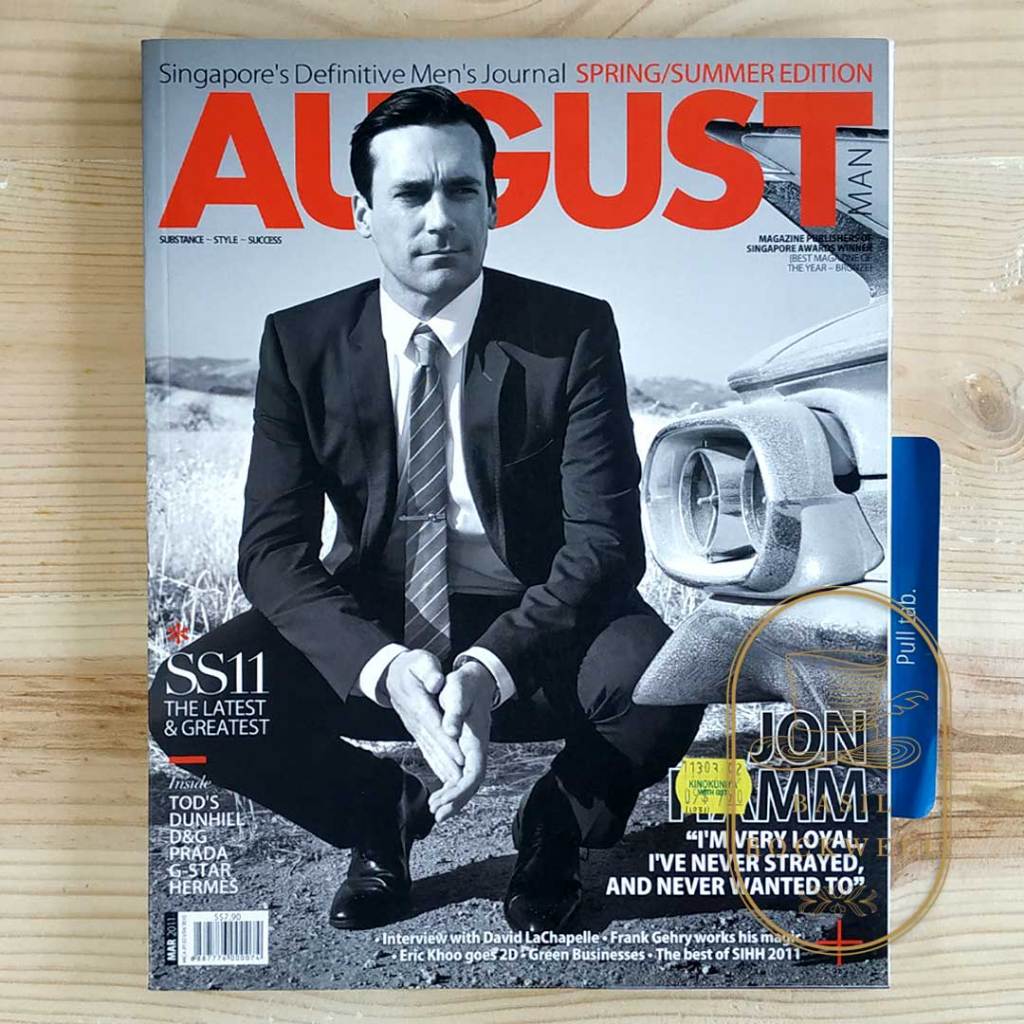 Jual August Man Magazine March 2011 Men's Lifestyle Fashion Luxury ...