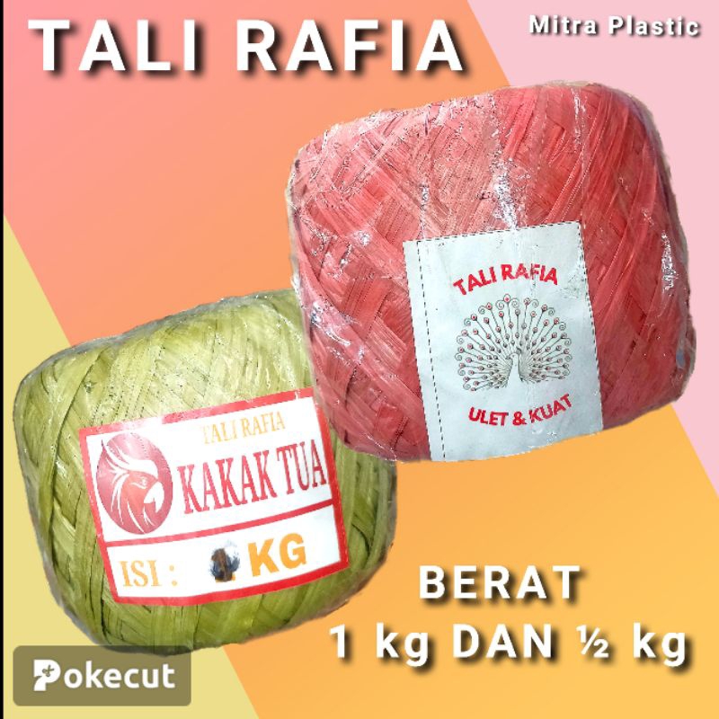 Jual Tali Rafia 1 kg / Tali Plastik 500 gram | Shopee Indonesia