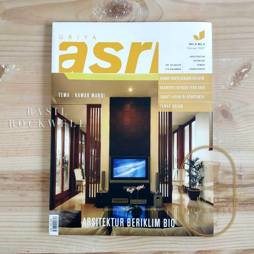 Jual Griya Asri Majalah Arsitektur Edisi Februari 2007 Desain Interior ...