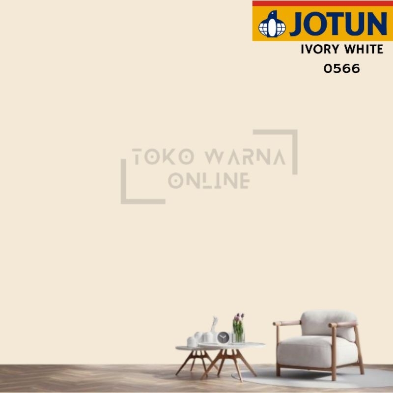 Jual CAT TEMBOK INTERIOR JOTUN SERIES - IVORY WHITE 0566 (GALON ...