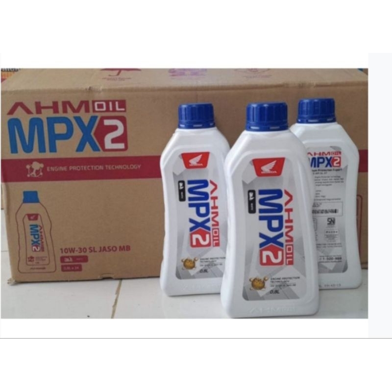 Jual Oli MPX2 0,8L AHM OIl MPX2 0,8 Liter Matic 10W-30 API SL JASO MB Kemasan Baru (1 Dus ...