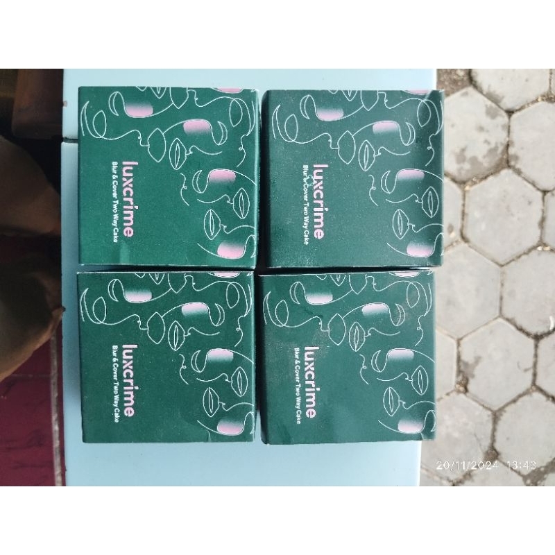 Jual Two way cake (TWC) Luxcrime Shade Buttercream Fullsize ORIGINAL ...