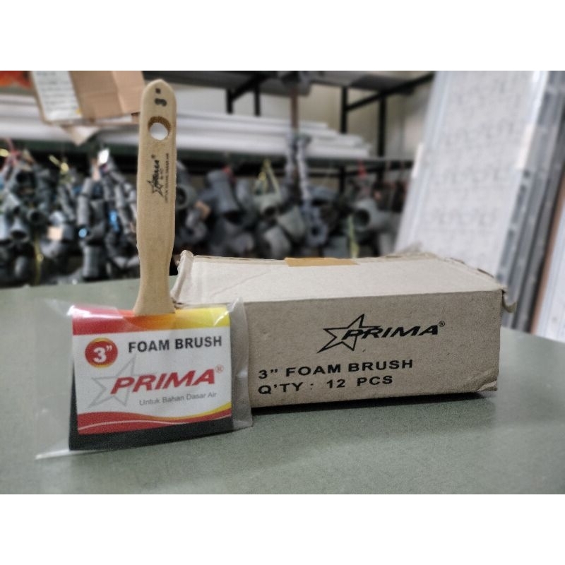 Jual Foam Brush/Kuas Spon Prima ukuran 3 inch | Shopee Indonesia