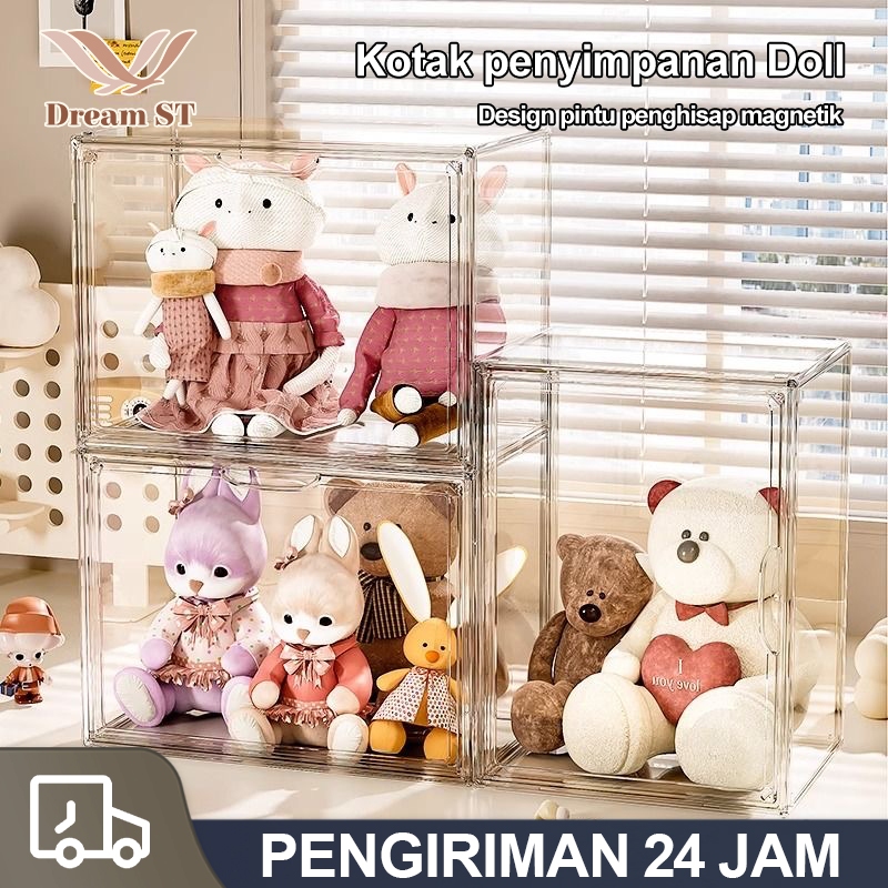 Jual [Dream Street]Storage Box Acrylic Transparent Display Kotak ...