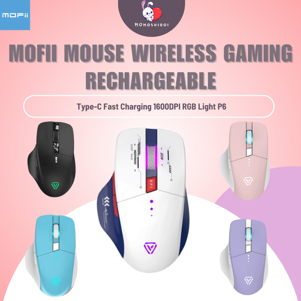 Jual MOFII Mouse Wireless Gaming Rechargeable Baterai Type-C Fast ...