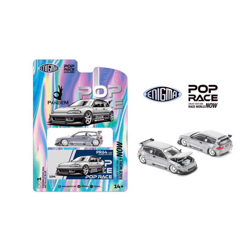 Jual POP RACE PR640127 CHASE PANDEM CIVIC EG6 v1.5 METALLIC BLUE ...