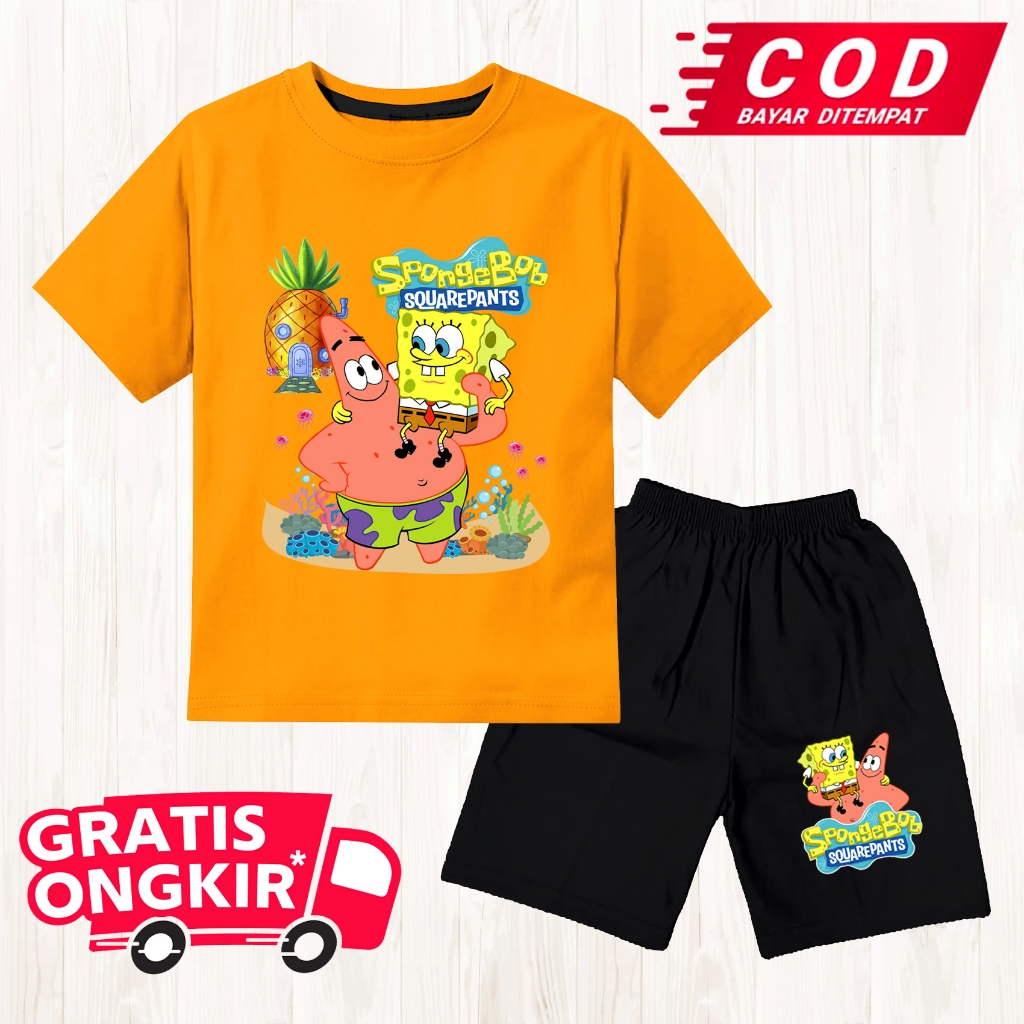 Jual Varolin Kids - Baju Setelan Stelan set kaos santai unisex anak cowok cewek laki laki ...
