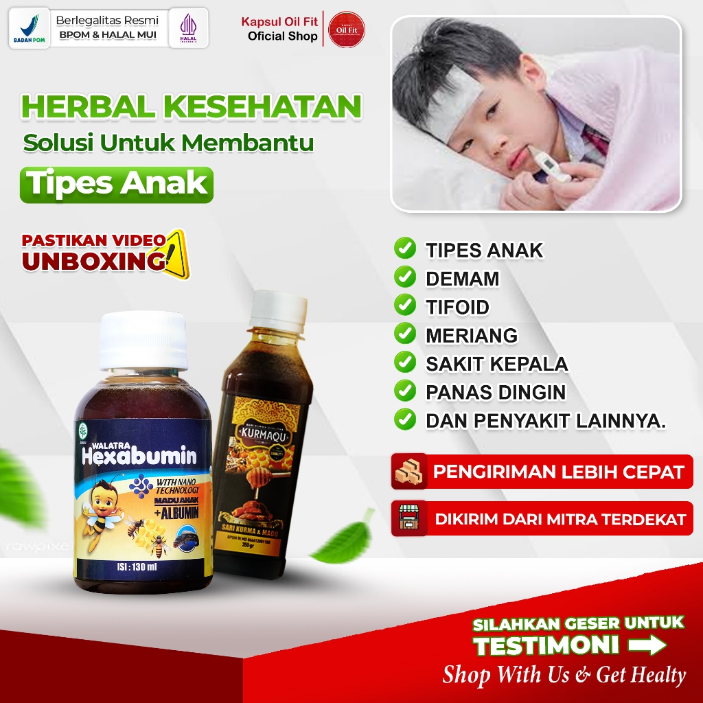 Jual Obat Tipes Thypus Tipus Anak Dewasa Demam Tifoid Migrain Meriang ...