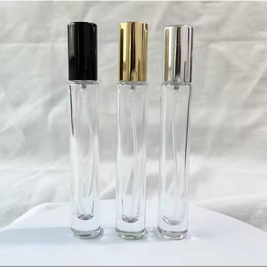 Jual Botol spray 10ml kaca tebal bulat vial decant drat refillable 10TB ...