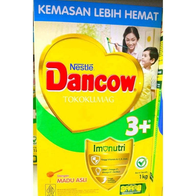 Jual DANCOW 3+ Kemasan 1kg Kemasan Lebih Hemat | Shopee Indonesia