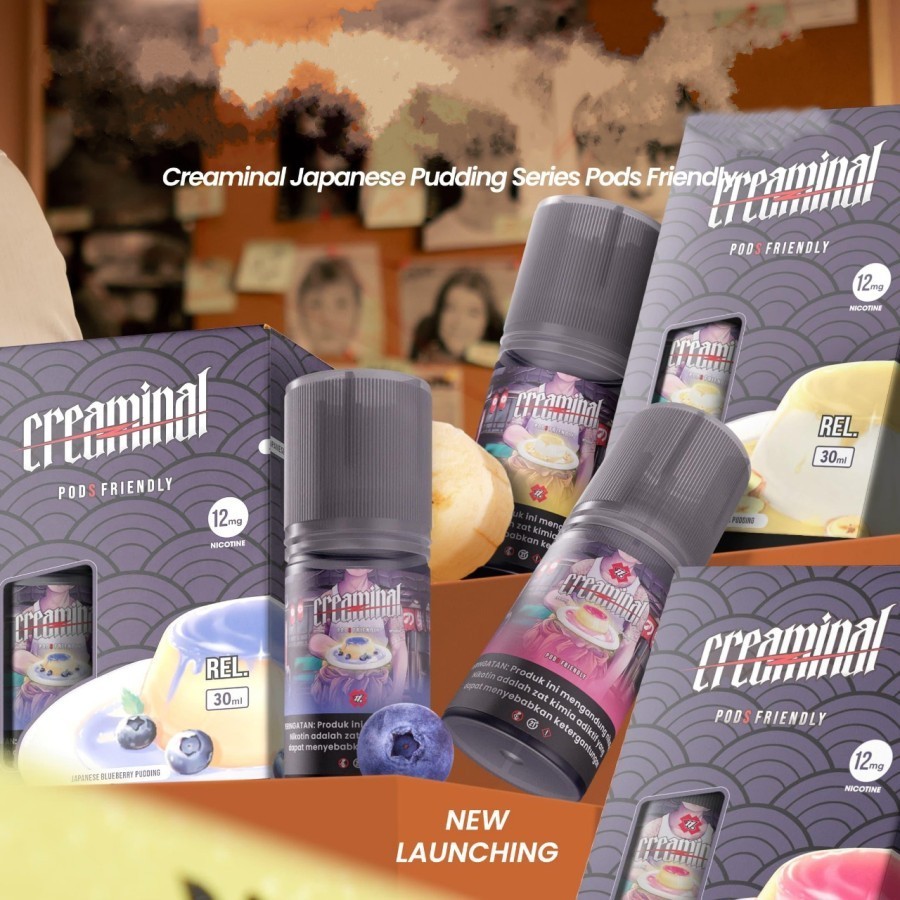 Jual PODS FRIENDLY CREAMINAL JAPANESE BLUEBERRY PUDDING 30ML | Shopee ...