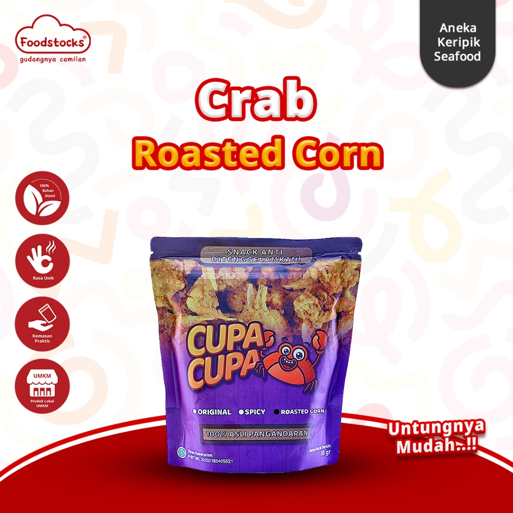 Jual Cupa Cupa Snack - Crispy Baby Crab Cemilan Kepiting Mini Rasa ...