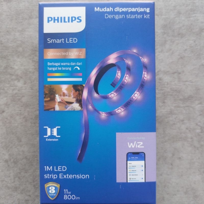 Jual Lampu PHILIPS LED Smart Strip Extention Wifi RGB Color Tunable ...