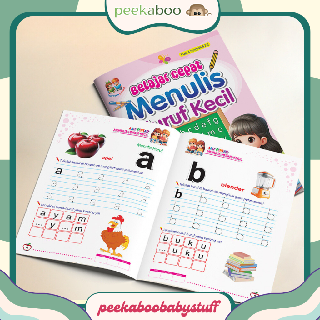 Jual BUKU PAUD ANAK PRA SD - BELAJAR CEPAT MENULIS HURUF KECIL PAUD ...