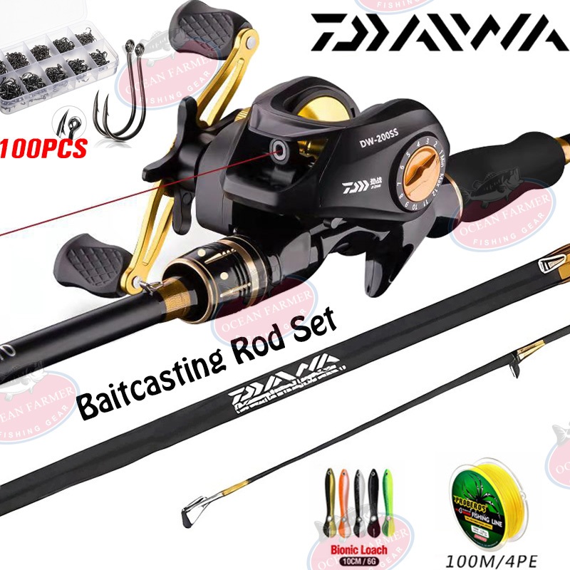 Jual DAIWA joran set lengkap Full Set 1.65-2.7m serat karbon joran pancing and 7.2:1 Gulungan ...