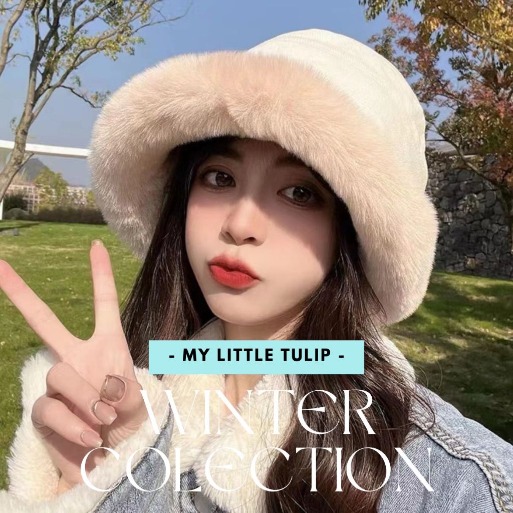 Jual Topi Winter Super Wool PREMIUM Bucket Hat Winter Salju Tebal ...