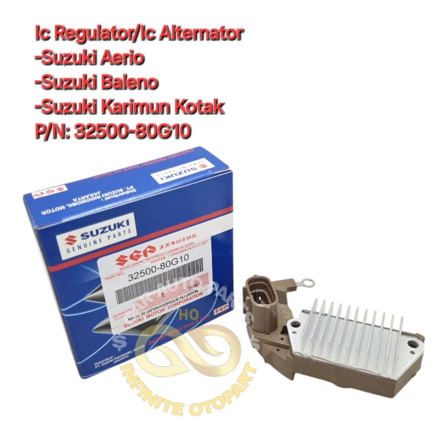Jual IC REGULATOR IC ALTERNATOR AERIO BALENO KARIMUN KOTAK 12VOLT KAKI ...