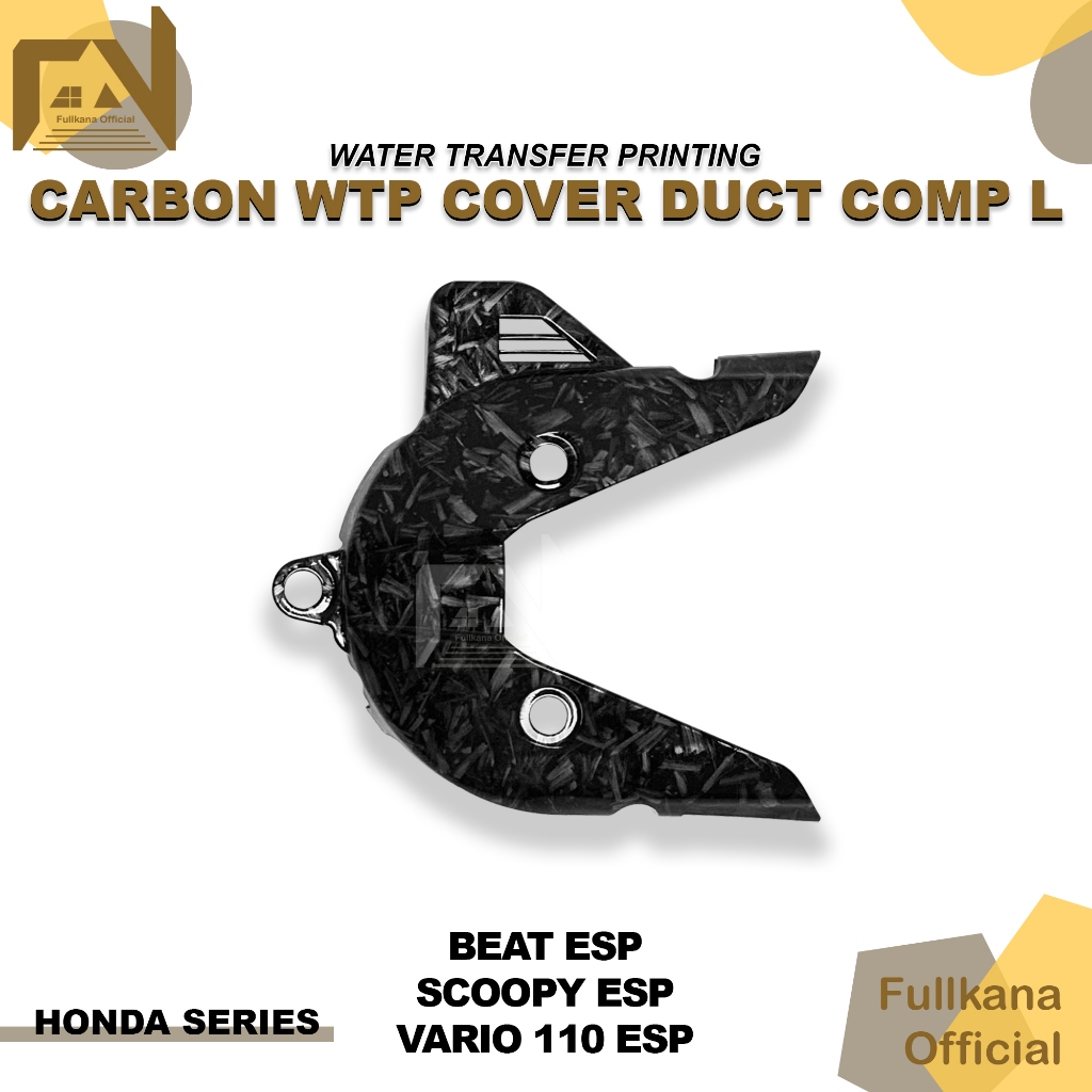 Jual TUTUP COVER DUCT DUK BEAT SCOOPY VARIO 110 ESP CARBON FORGED BEAT ...