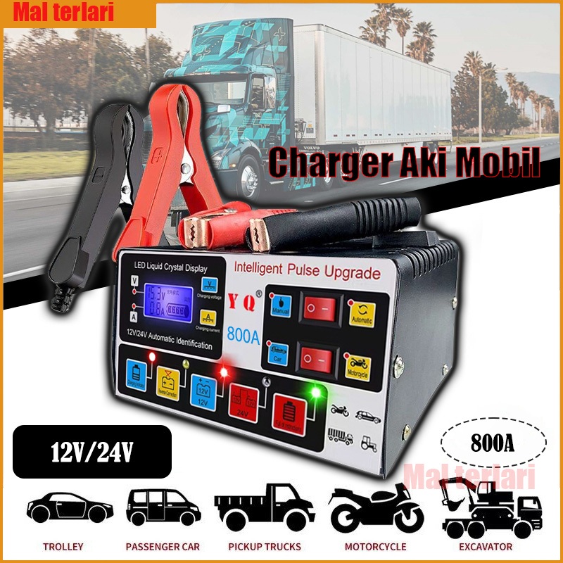 Jual Charger Aki Otomatis Smart Intelligent Auto Repair Mobil Pengisi ...