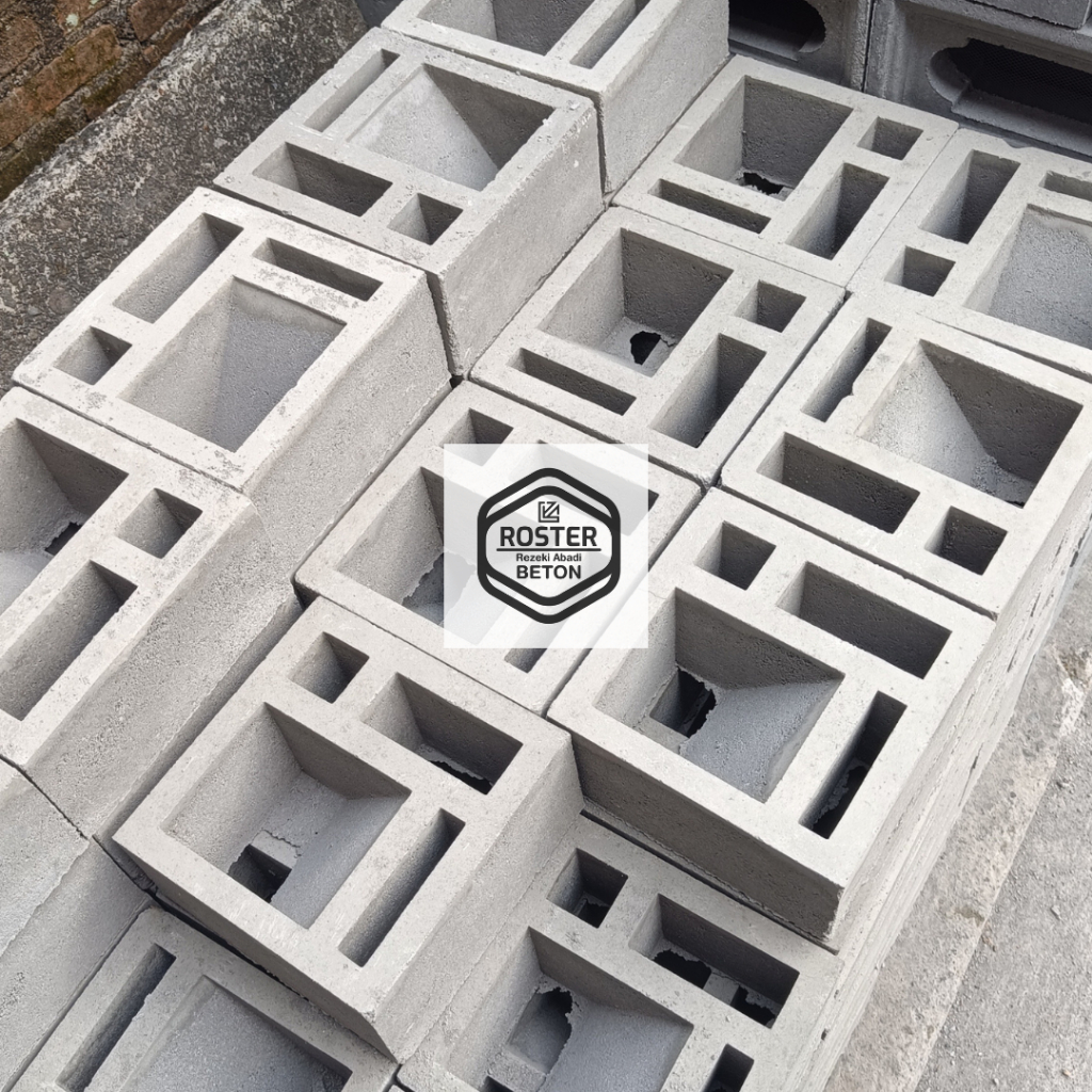 Jual Roster Beton Minimalis Modern, Loster Beton Minimalis Motif Lubang ...