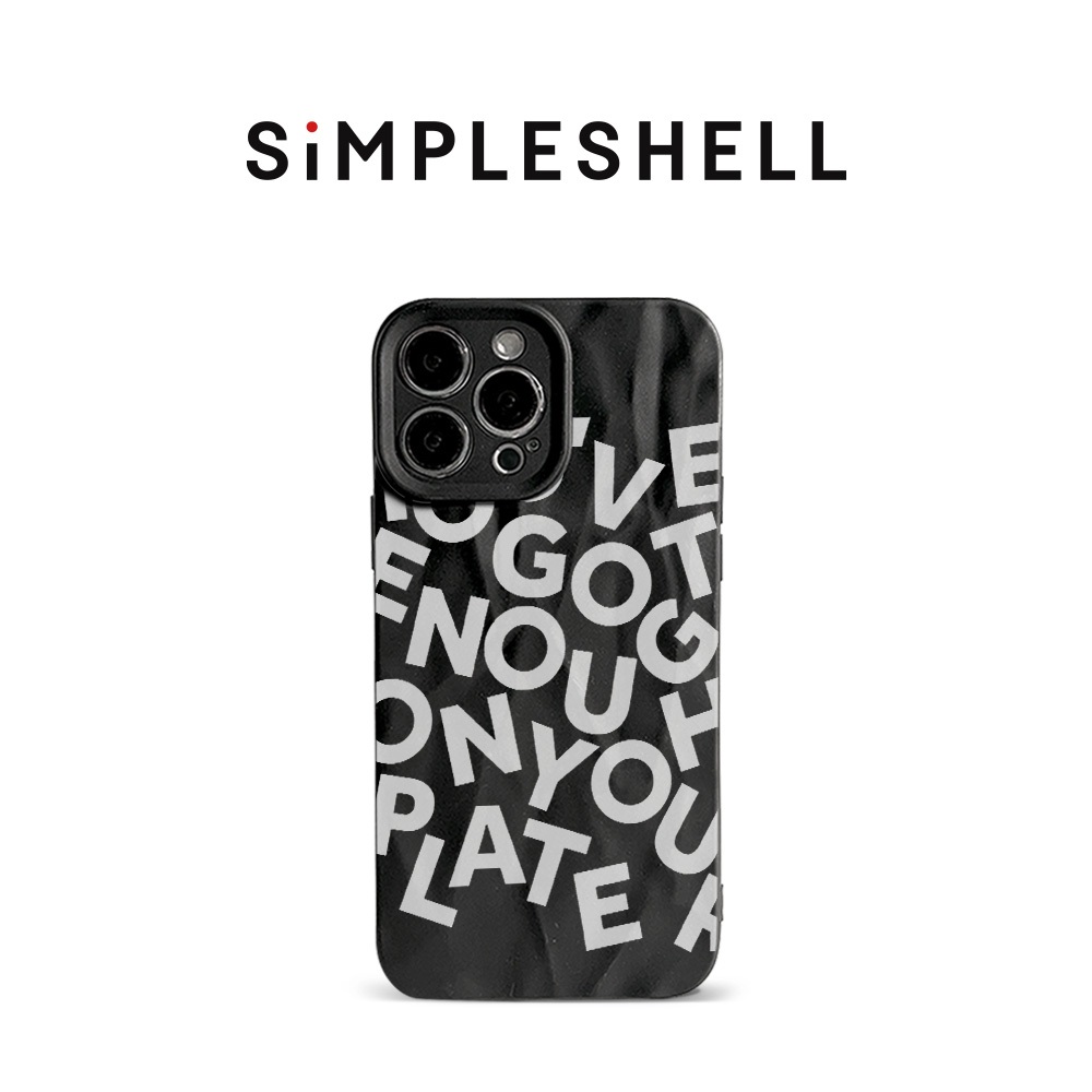 Jual Simpleshell Glossy Wrinkle Fullcover Case For iPhone 11 13 12 14 ...