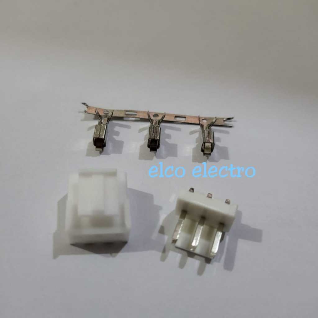 Jual Harga 1 SET Connector JST VH3.96 - 3P - Male Female Pin Kaki Lurus 3.96mm | Shopee Indonesia