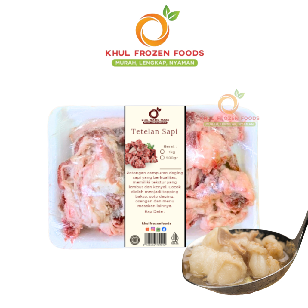 Jual Tetelan Sapi 500Gr/ Lemak sapi dengan sedikit daging/ Sapi ...